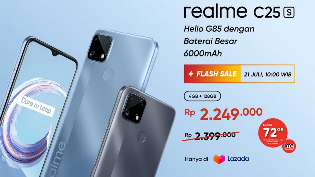 realme C21Y dan C25s Hadir di Indonesia, Ini Harga dan Spesifikasinya