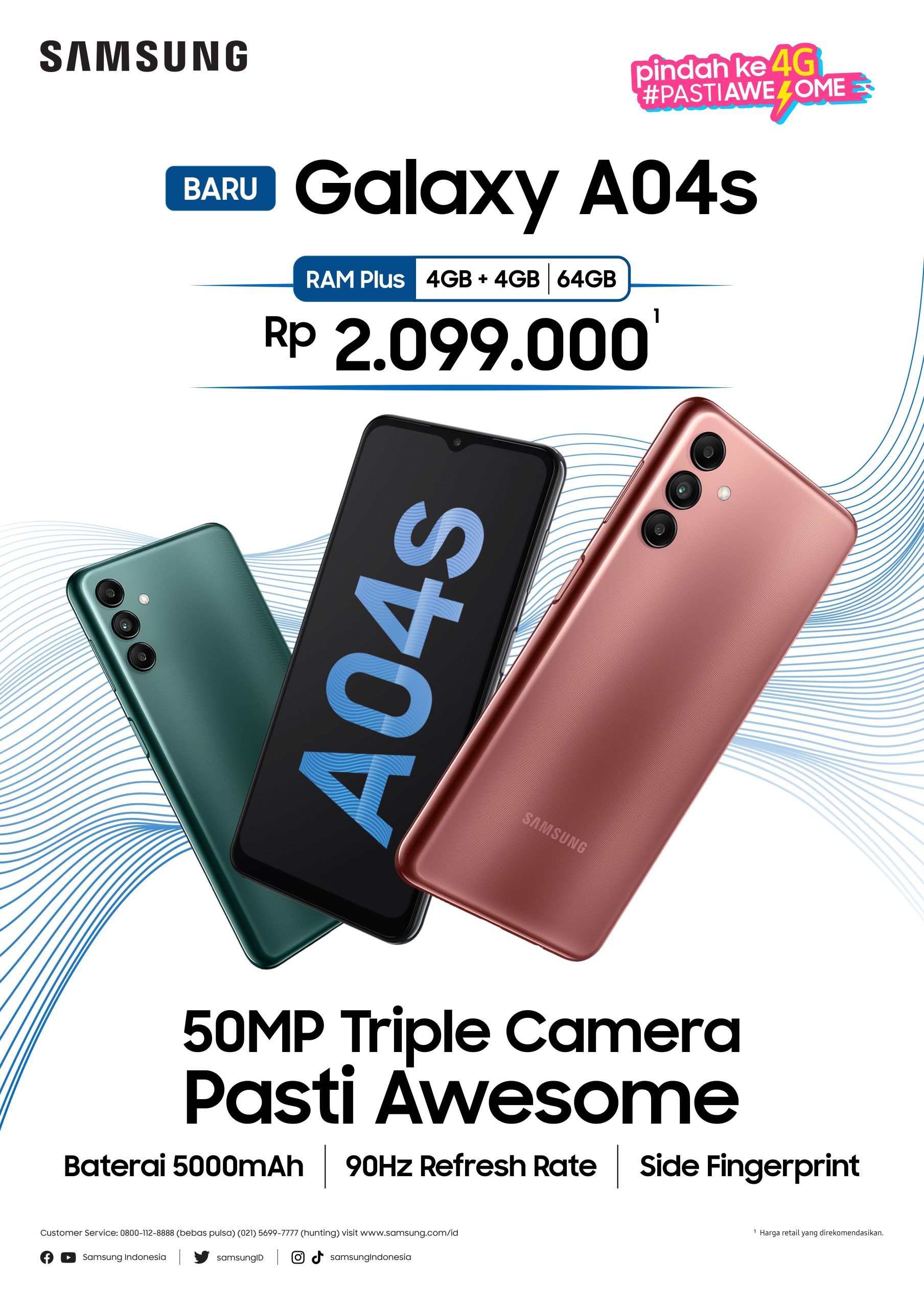 Samsung Galaxy A04s Resmi Meluncur Harga Rp2 Jutaan