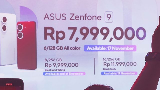 ASUS Zenfone 9 Resmi Diluncurkan, Harga Mulai 8 Jutaan