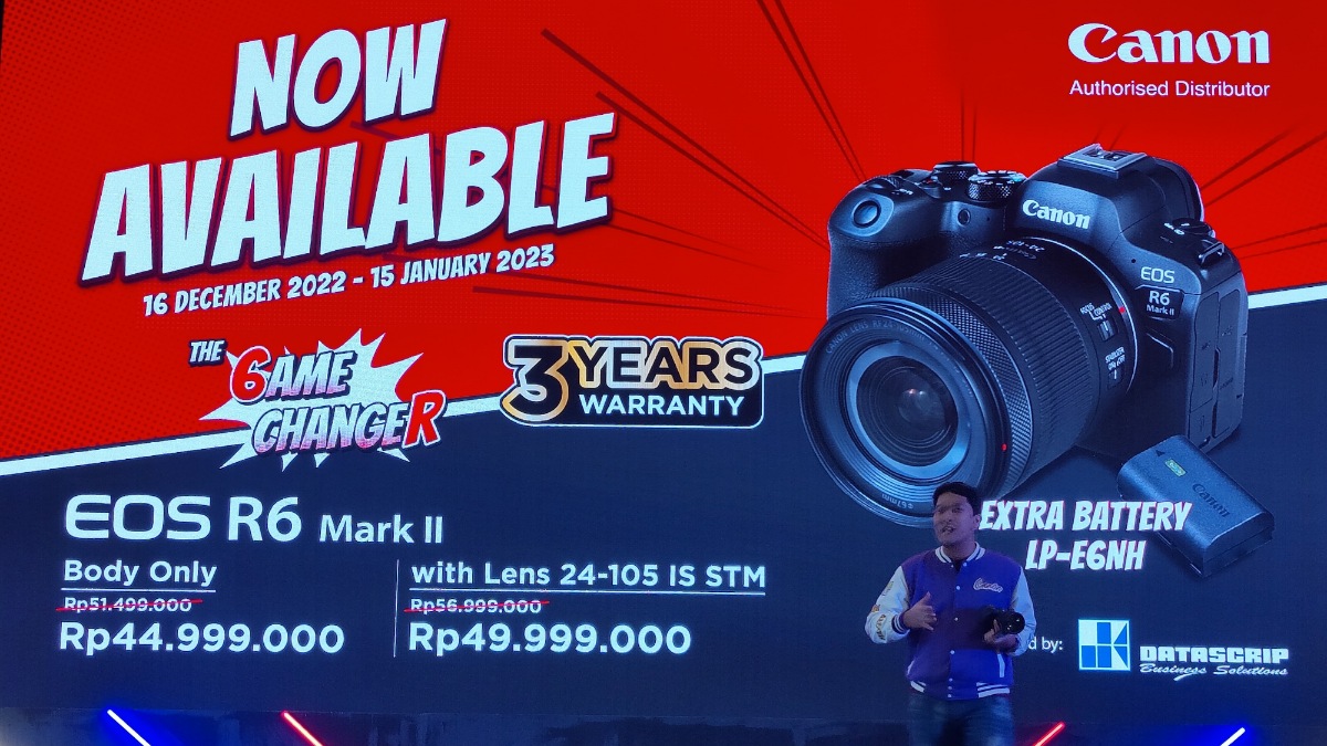 Canon EOS R6 Mark II Unggulkan Video 6K RAW dan 40fps